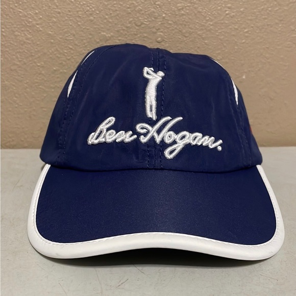 Hogan | Accessories | Ben Hogan Embroidered Logo Navy Blue White Mesh ...
